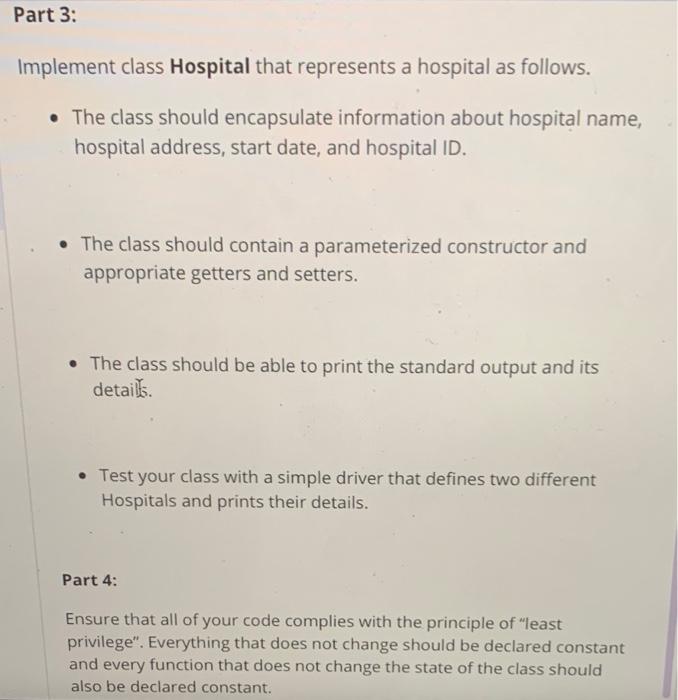 Solved Part 1: 5 Implement class MyDate that represents a | Chegg.com