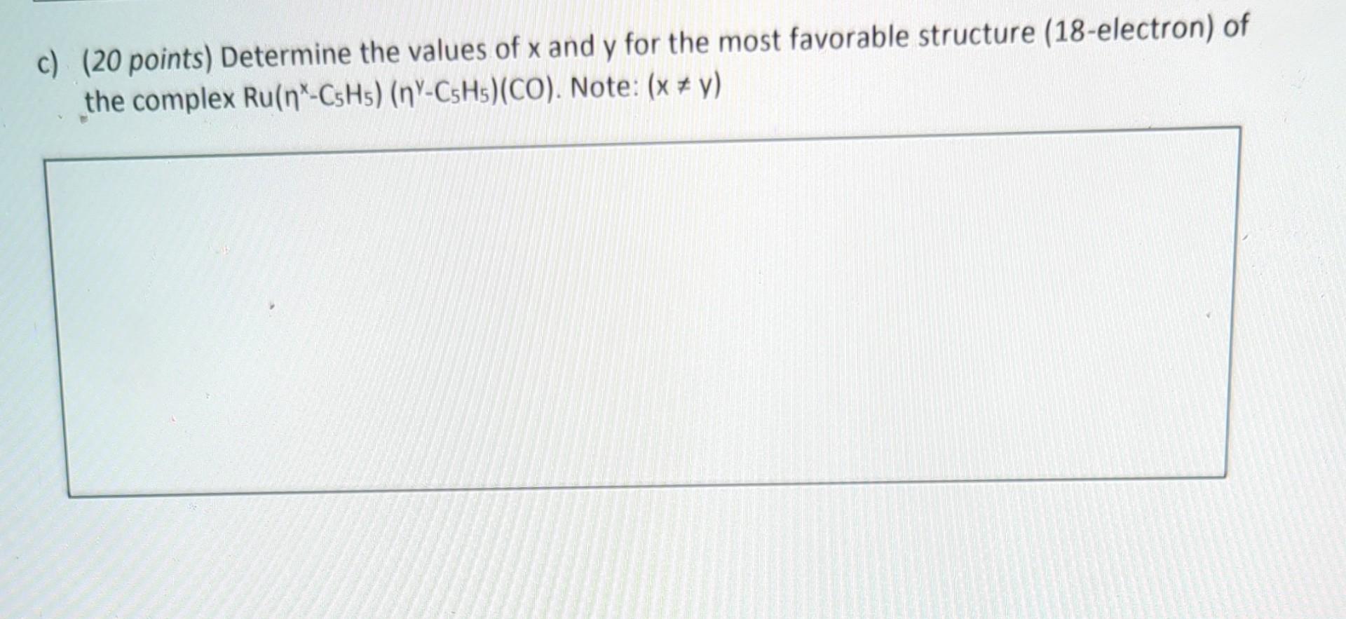 Solved a) (40 points) Identify the first-row transition | Chegg.com
