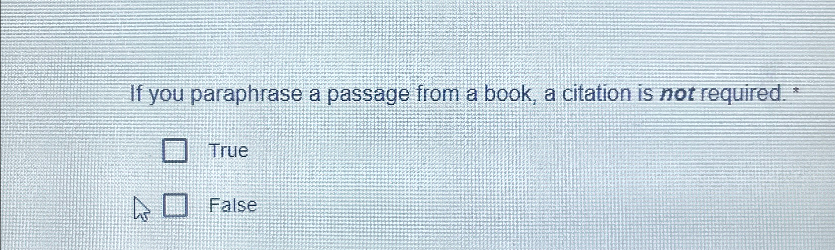 Solved If you paraphrase a passage from a book, a citation | Chegg.com