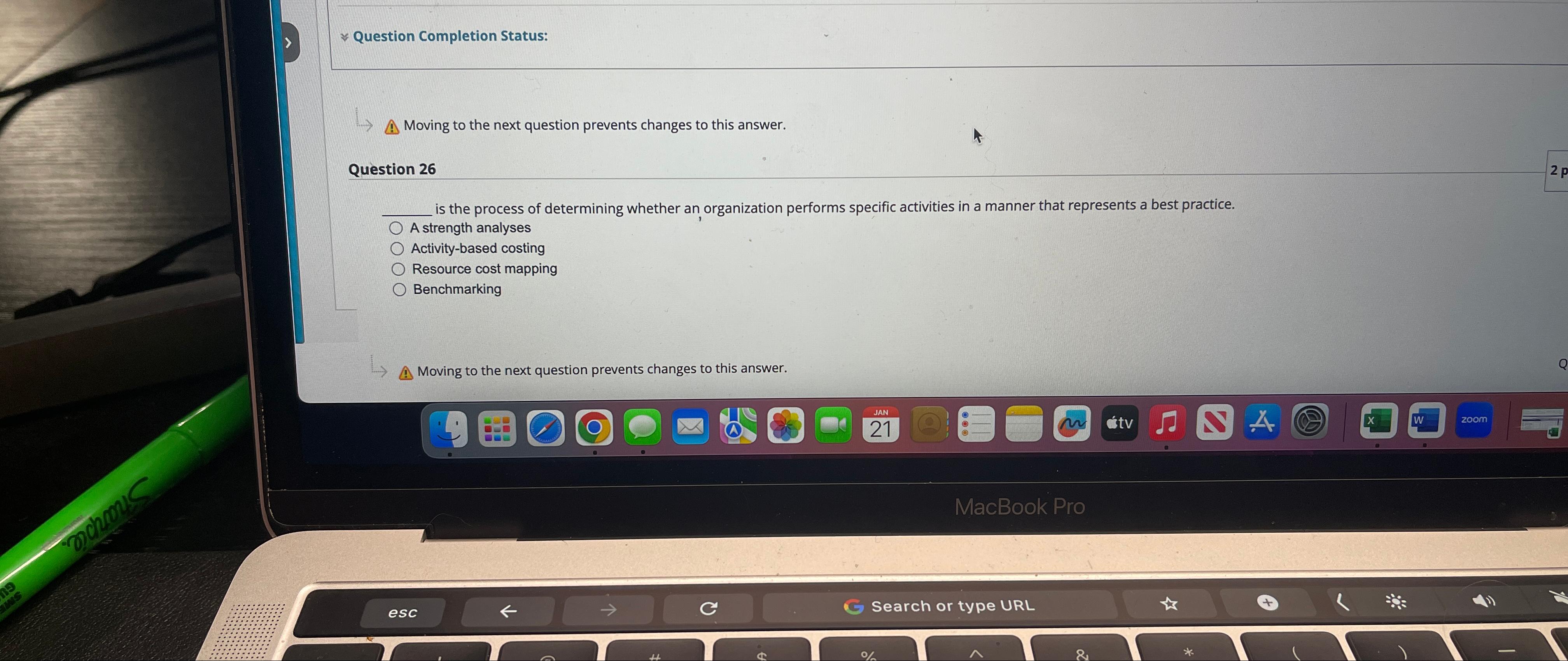 Solved The process of determining whether an organization | Chegg.com