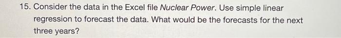 4. Work on problem 15 from the problems and exercises | Chegg.com