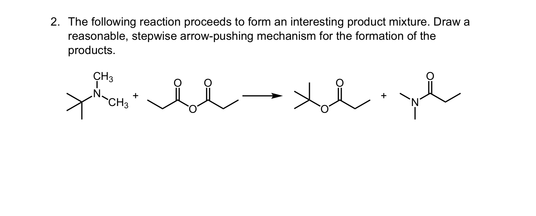 Solved The following reaction proceeds to form an | Chegg.com