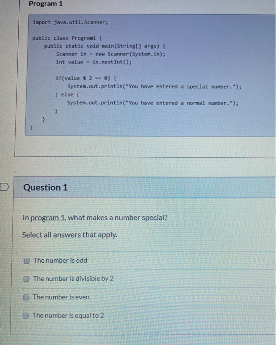 Solved Program 1 import java.util.Scanner; public class | Chegg.com