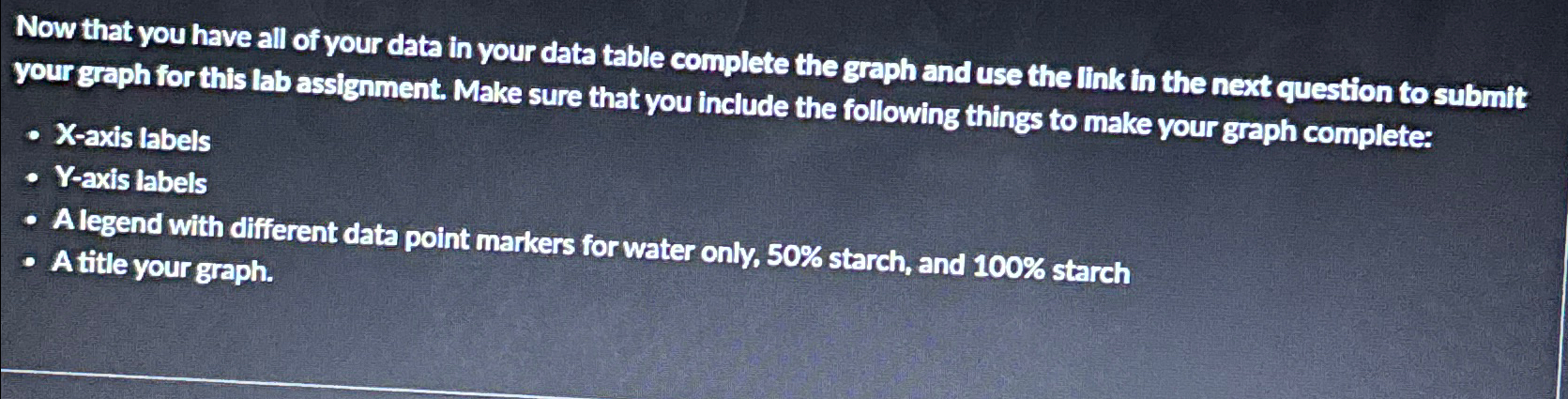 Solved Now that you have all of your data in your data table | Chegg.com