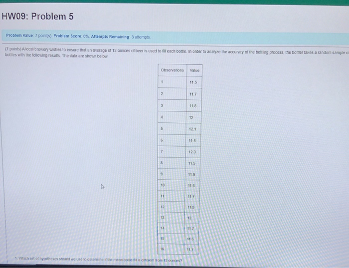 Solved Hw09 Problem 5 Problem Value 7 Points Problem