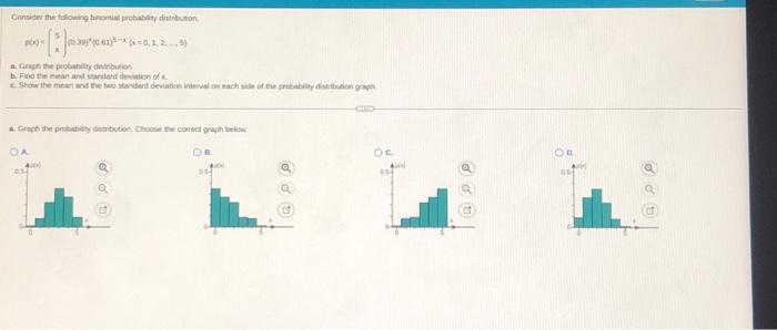 Solved Consider the following binomial probability | Chegg.com
