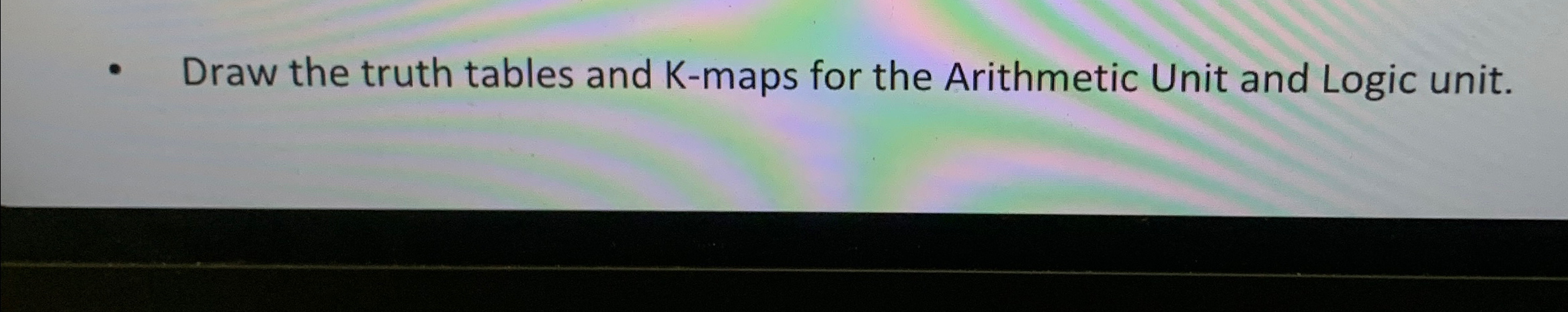 Solved Draw the truth tables and K-maps for the Arithmetic | Chegg.com
