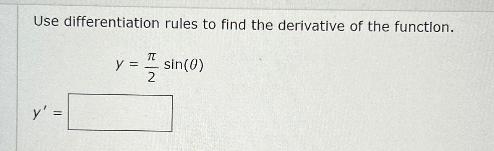 Solved Use differentiation rules to find the derivative of | Chegg.com
