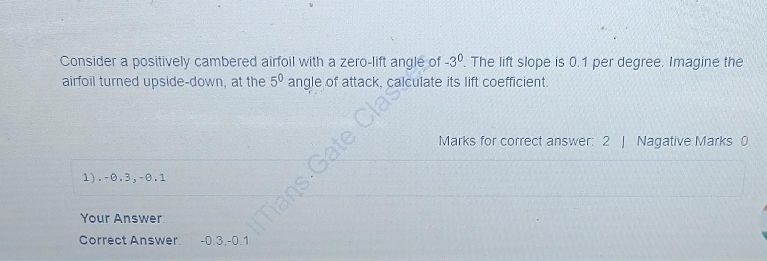 Solved Consider a positively cambered airfoil with a | Chegg.com