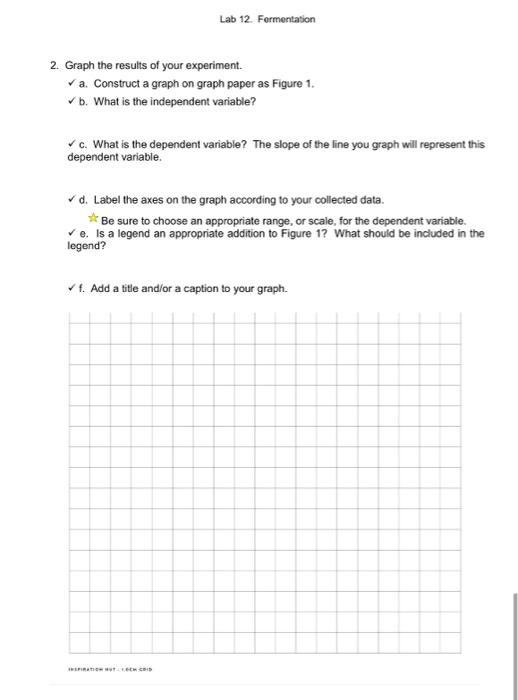 Solved Lab 12. Fermentation Extracting Energy from Food | Chegg.com