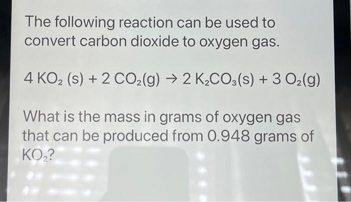 Solved The following reaction can be used to convert carbon | Chegg.com