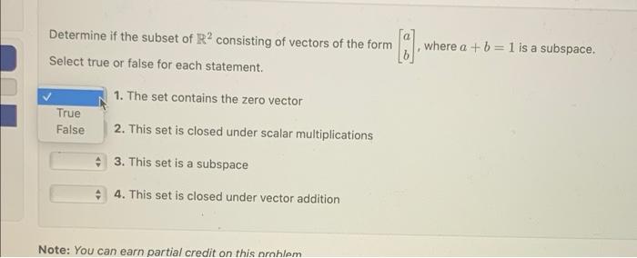 Solved Determine If The Subset Of R2 Consisting Of Vectors