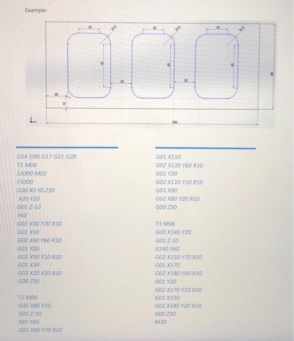 Solved With using CAMotics simulation software; Create a | Chegg.com