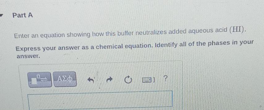 Solved A Buffer Contains Significant Amounts Of Ammonia And