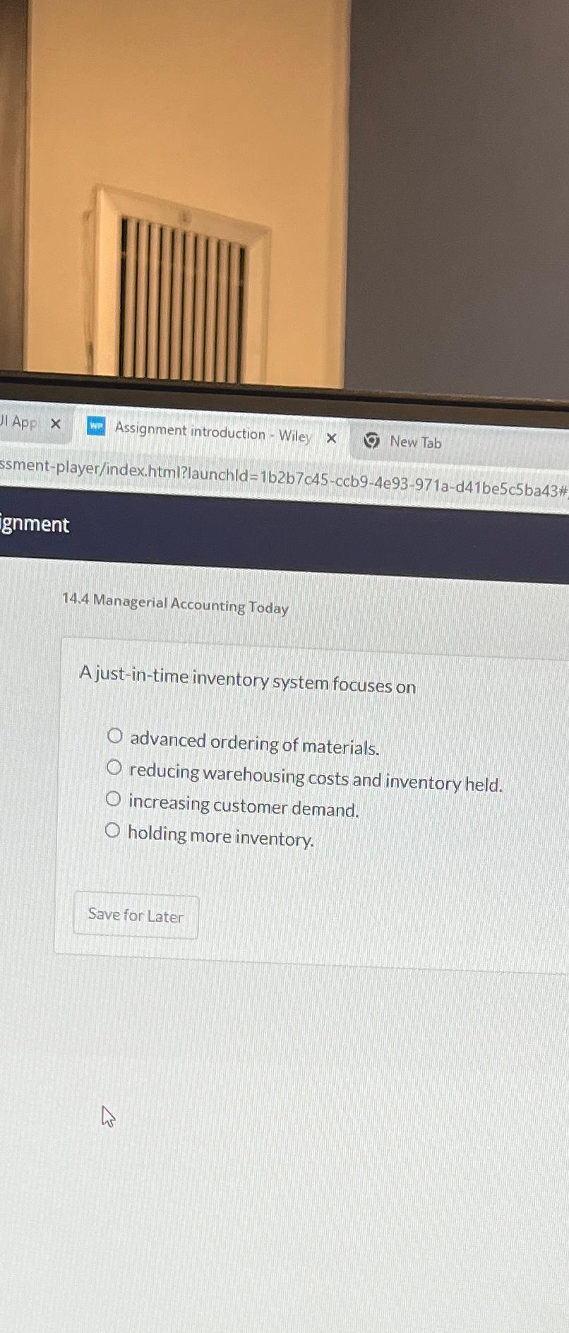 Solved ||||||||||||ssment-player/index.html?launchld | Chegg.com