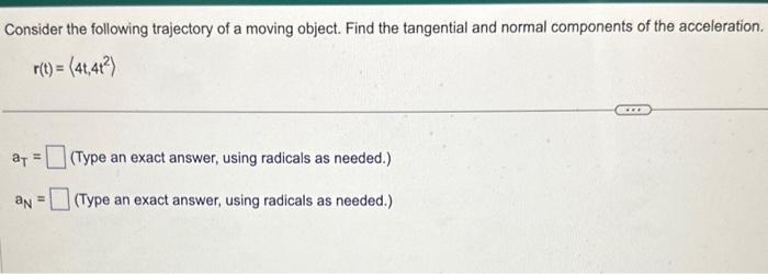 Solved Consider the following trajectory of a moving object. | Chegg.com