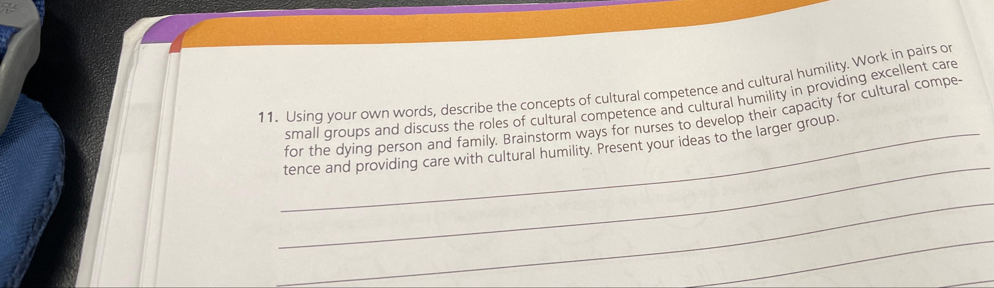 Using your own words, describe the concepts of | Chegg.com