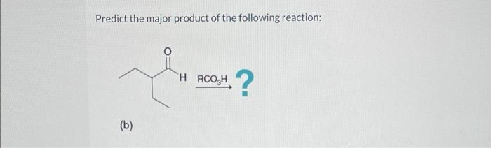 Solved Predict the major product of the following reaction: | Chegg.com