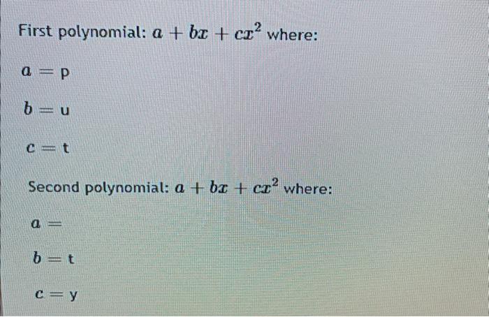 Solved p(x)=2+5x+3x2 would be the vector ⎣⎡253⎦⎤ in P2. The | Chegg.com