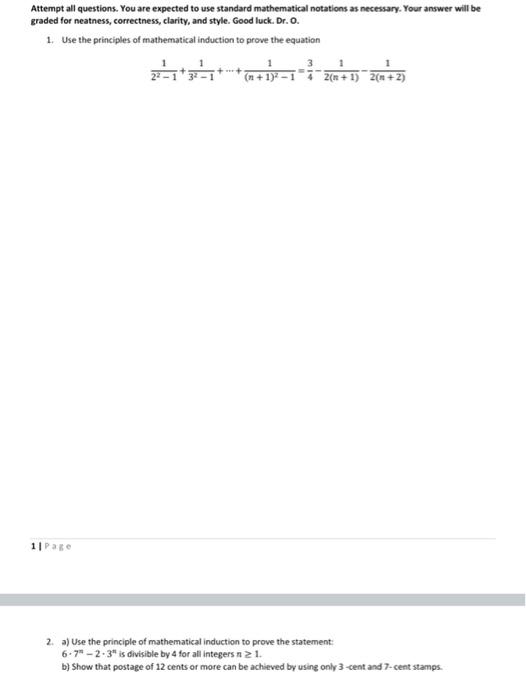 Solved discrete Please use standard mathematical notations | Chegg.com