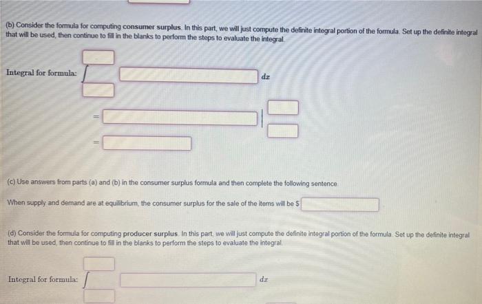Solved (18 points) For a certain item, the demand function | Chegg.com
