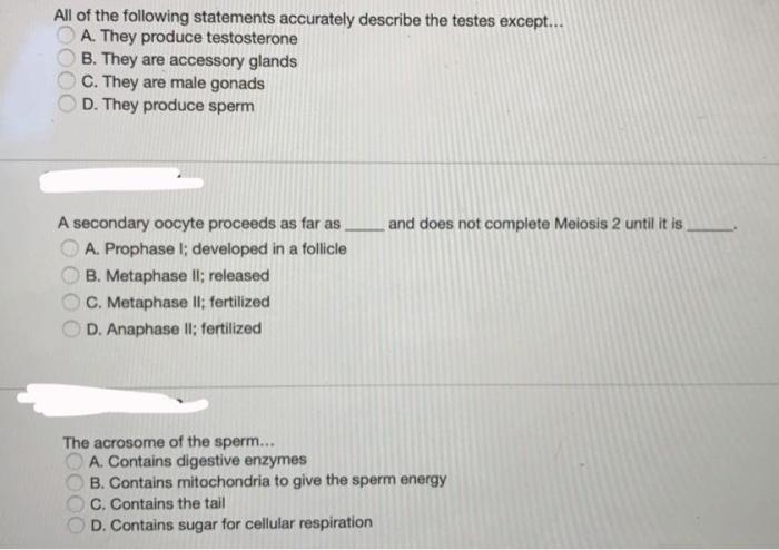 Solved All of the following statements accurately describe | Chegg.com