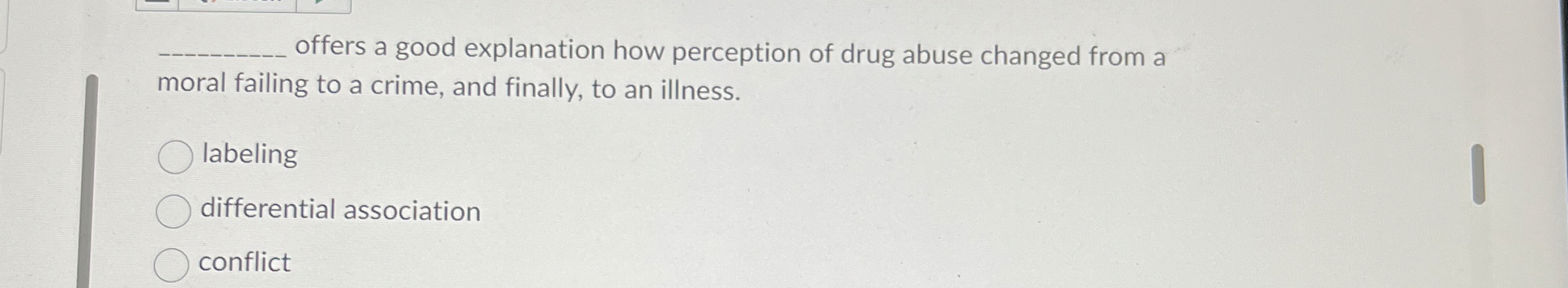 Solved offers a good explanation how perception of drug | Chegg.com