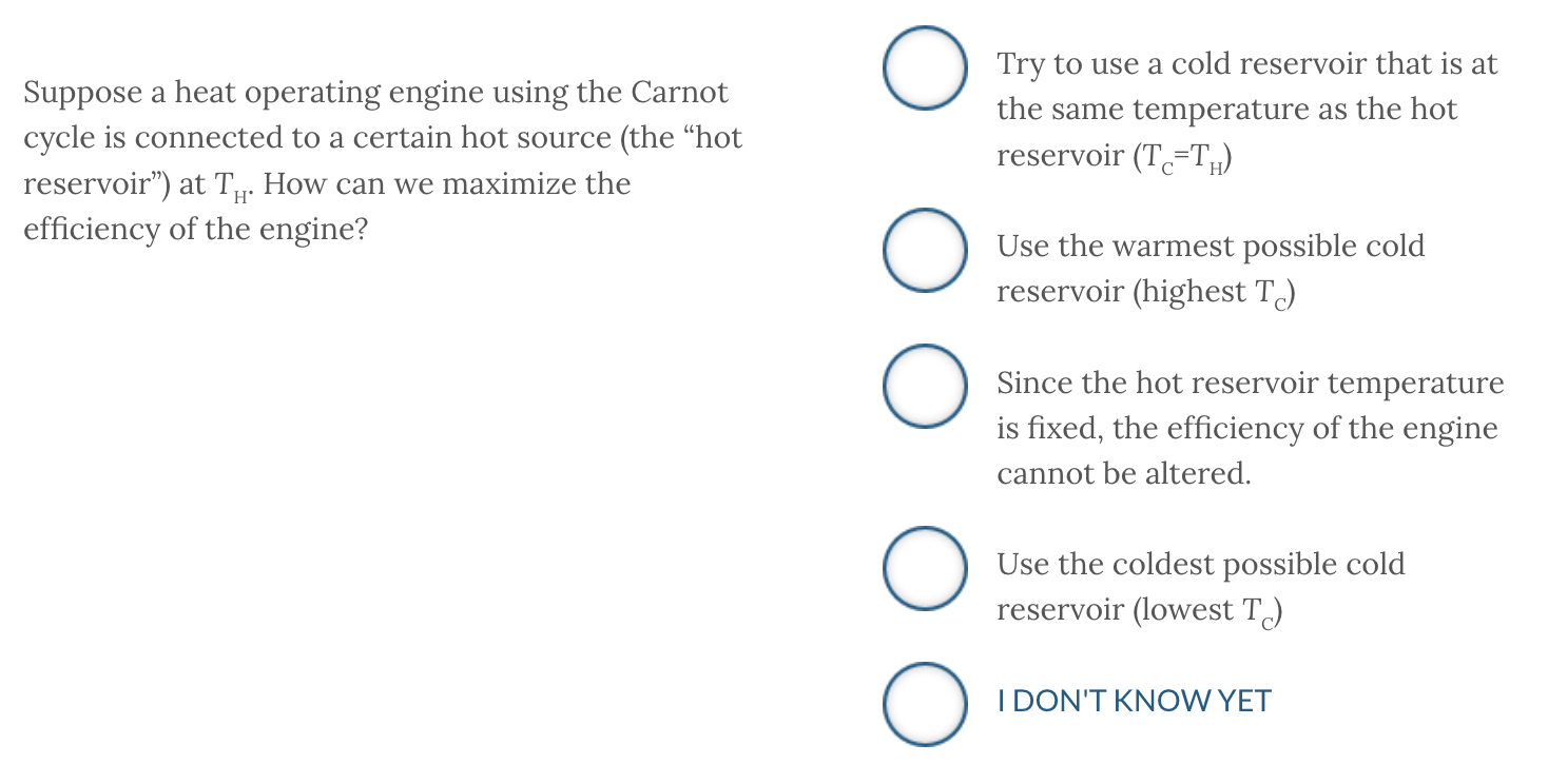Solved Suppose a heat operating engine using the Carnot | Chegg.com