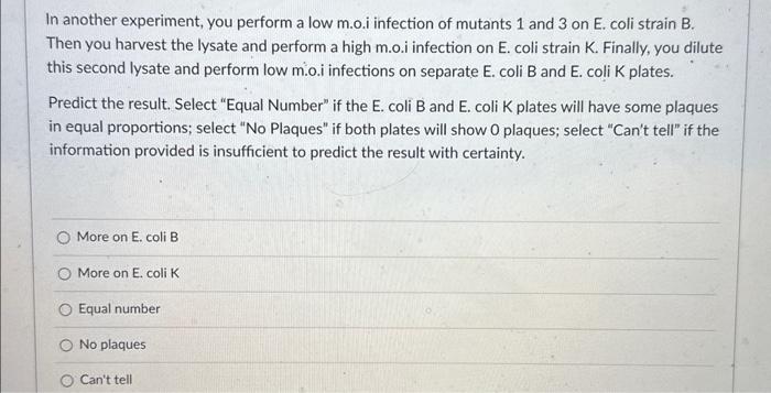 Solved Mutants 1 and 2 are mutations in rllA: both are point | Chegg.com