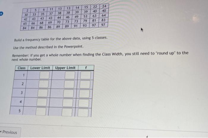 Solved 14 Previous 84 3 4 5 2 30 42 65 2 11 37 43 66 68 69 | Chegg.com