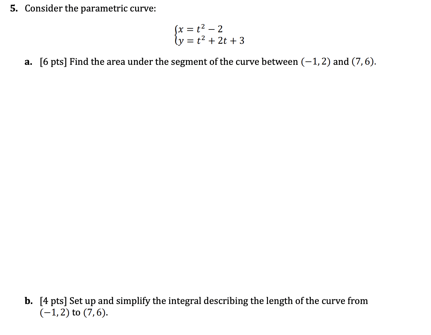 Solved Consider the parametric | Chegg.com
