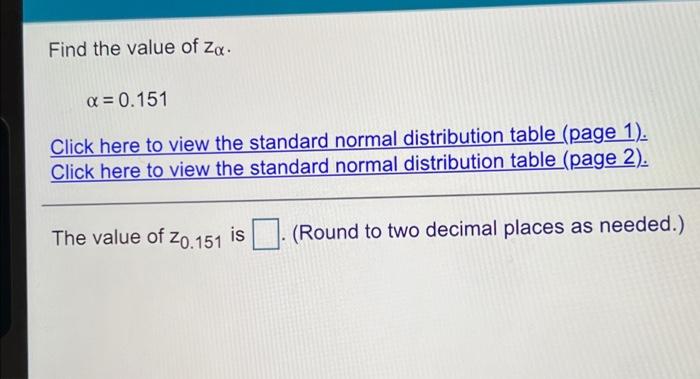 Solved Find the value of zo. a = 0.151 Click here to view | Chegg.com