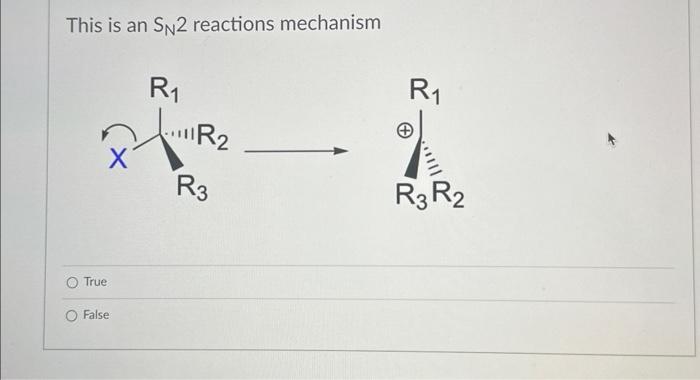 Solved This is an SN2 reactions mechanism | Chegg.com