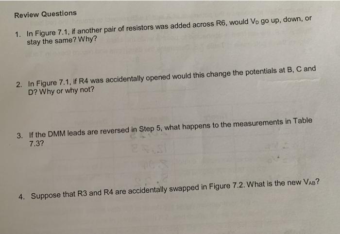Solved natics A B D OW R1 R3 w R5 R4 E R2 R6 Figure 7.1 R1 | Chegg.com