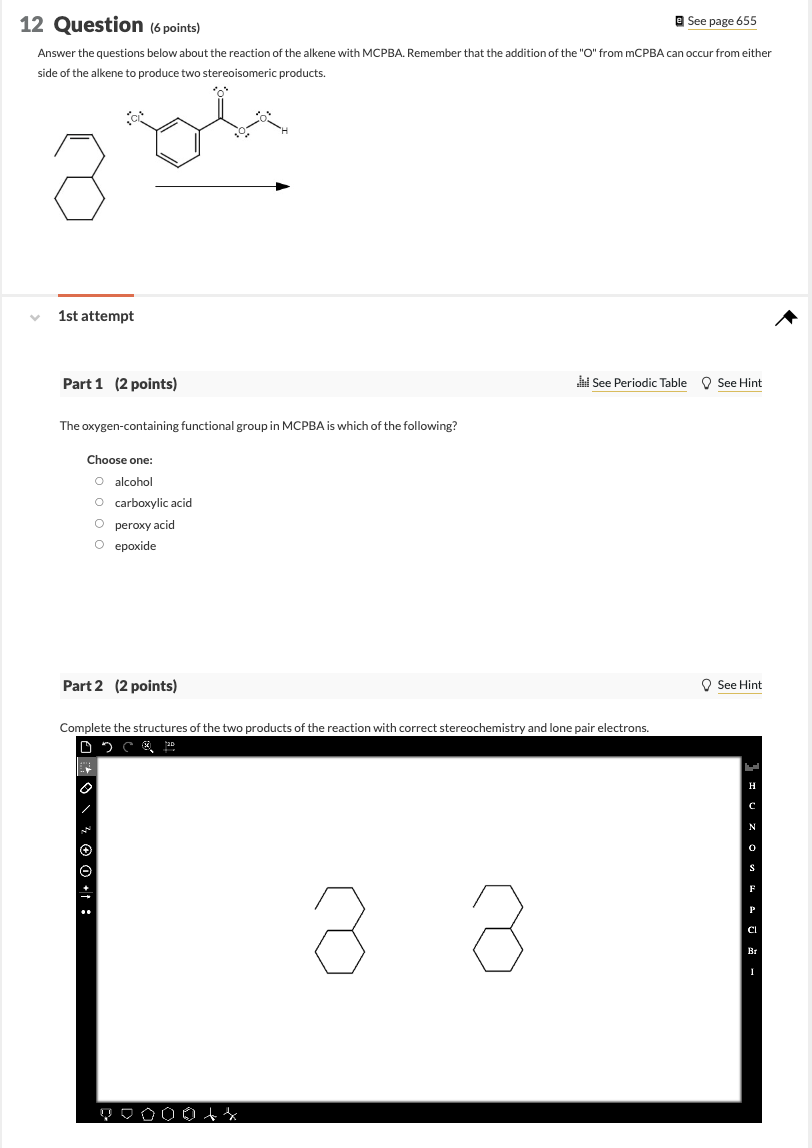 Solved 12 ﻿Question (6 ﻿points)Answer the questions below | Chegg.com