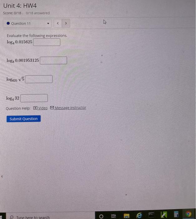 Solved Unit 4: HW4 Score: 0/18 0/18 answered Question 11 | Chegg.com