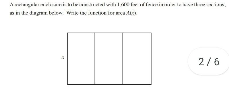 Solved A rectangular enclosure is to be constructed with | Chegg.com