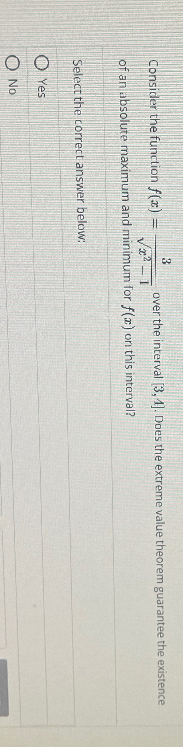 Solved Consider the function f(x)=3x2-12 ﻿over the interval | Chegg.com