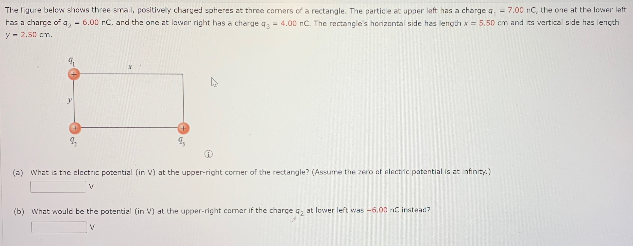 Solved The figure below shows three small, positively | Chegg.com