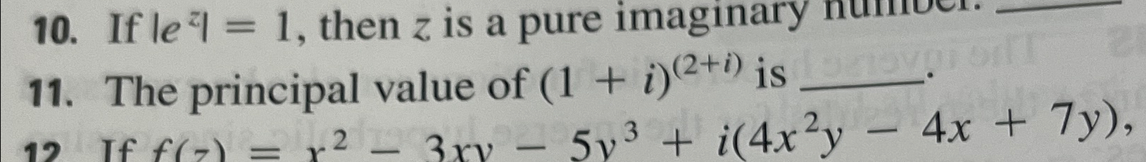 Solved The principal value of (1+i)(2+i) ﻿is | Chegg.com