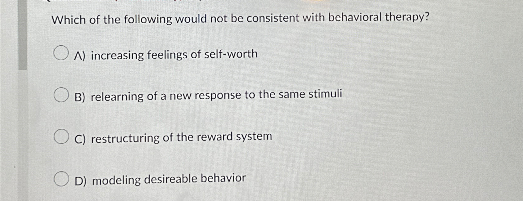 Solved Which of the following would not be consistent with | Chegg.com