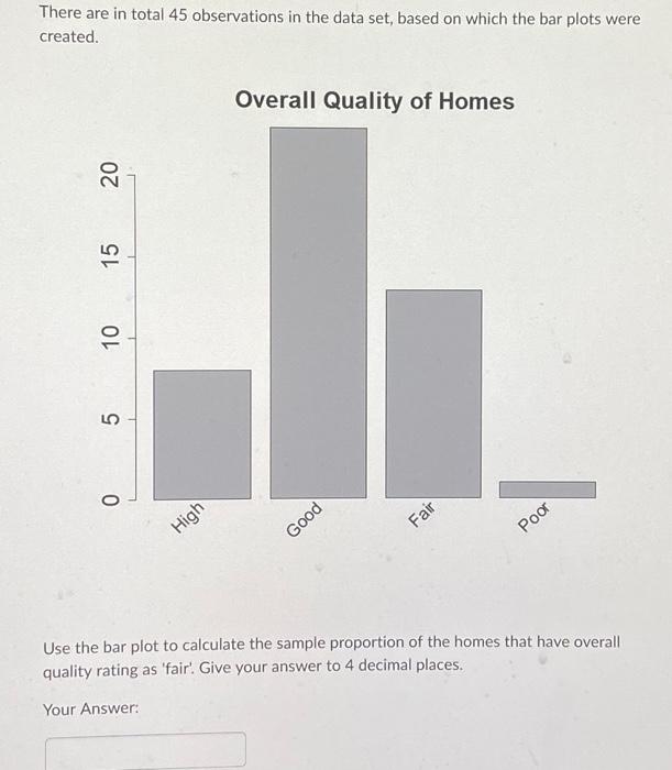 Solved There are in total 45 observations in the data set, | Chegg.com