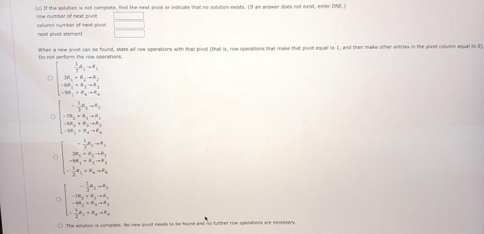 Solved A simplex matrix for a standard maximization problem | Chegg.com