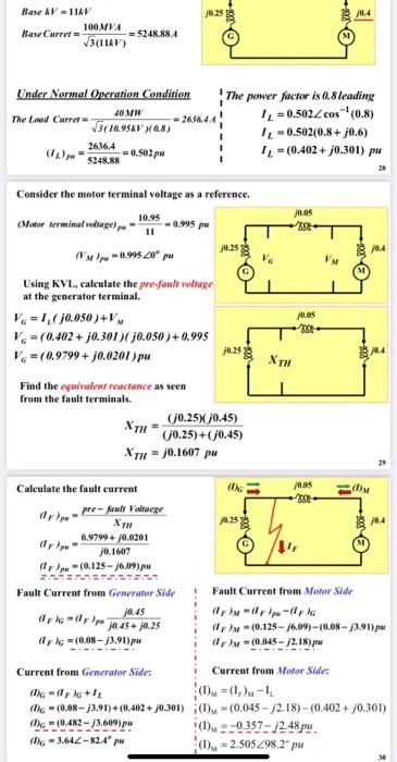 Solved Problem Two Repeat the example on symmetrical faults | Chegg.com