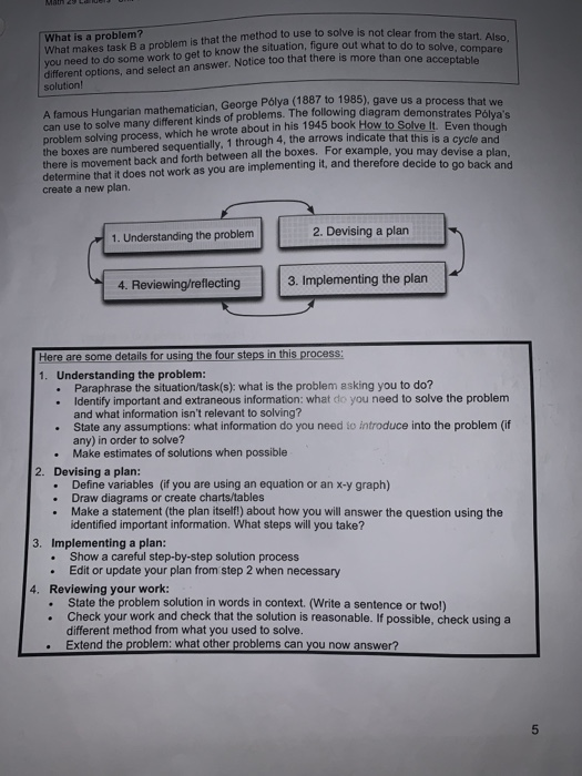 MacBook Dr. Math 29 Landers Unit 2 Linear Functions | Chegg.com