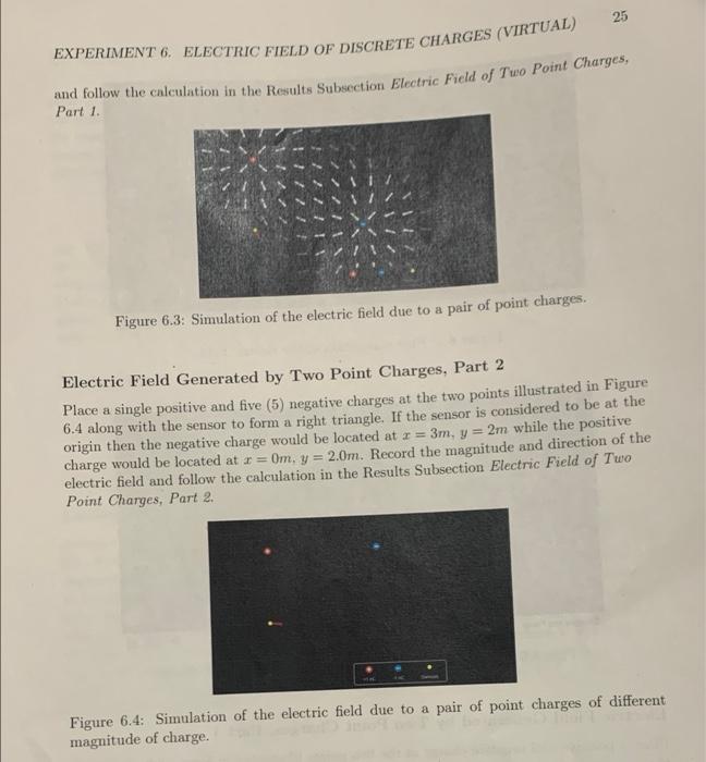 Solved Electric Field of Discrete Charges (Virtual) | Chegg.com