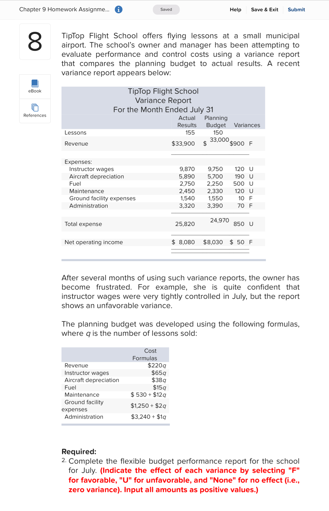 Solved Chapter 9 ﻿Homework Assignme...(i)HelpSave & | Chegg.com