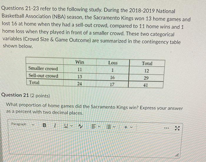 Solved Questions 19−20 refer to the following scenario. | Chegg.com