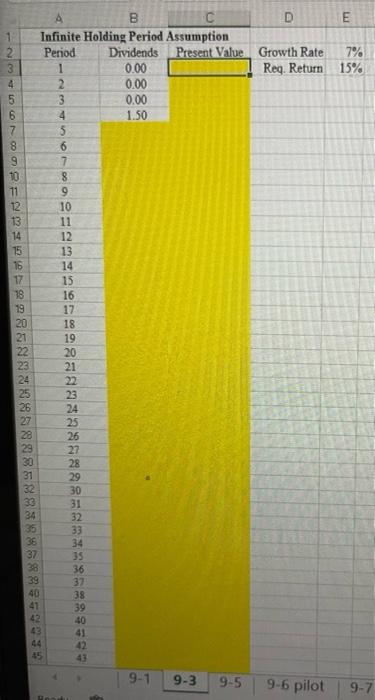 Solved SHOW ME HOW TO GET THE VALUES DONT JUST FILL IT UP | Chegg.com