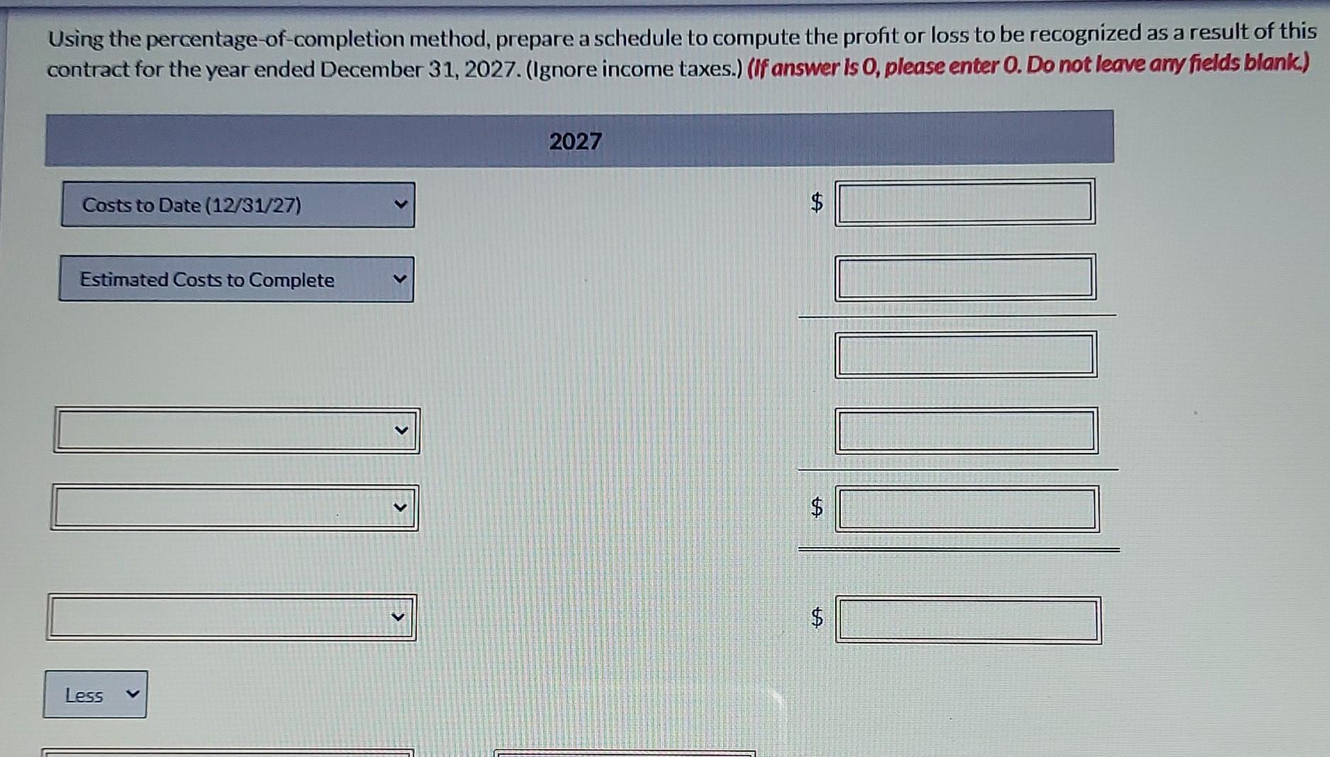 Solved On July 1, 2025, Blossom Construction Company Inc. | Chegg.com